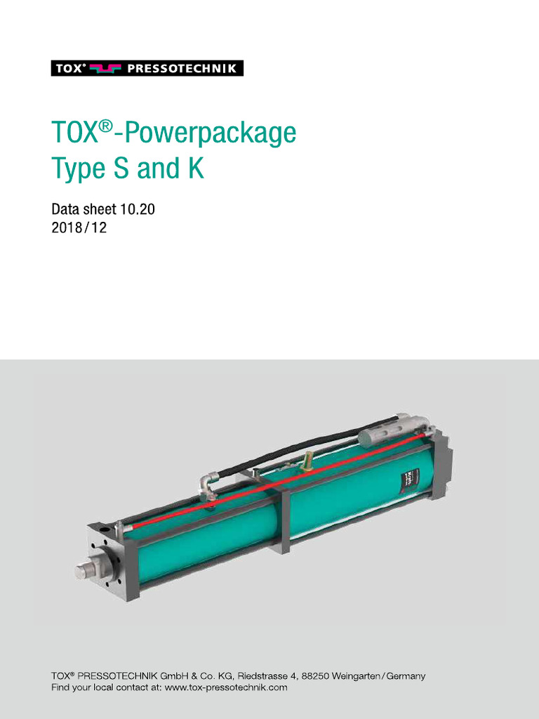 TOX Powerpackage Type K Datasheet | PDF