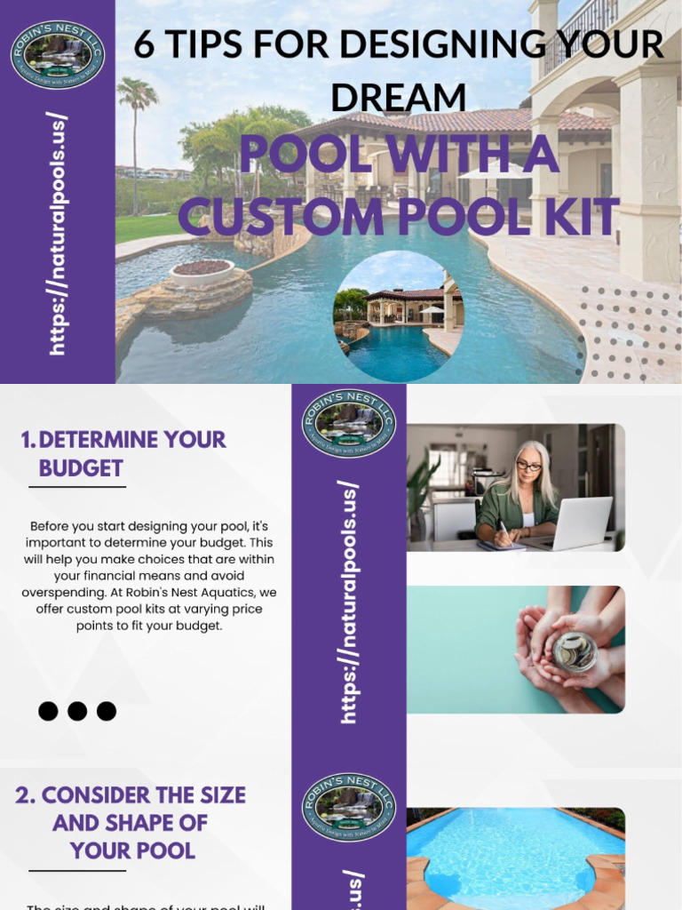 6 Tips For Designing Your Dream Pool With A Custom Pool Kit | PDF