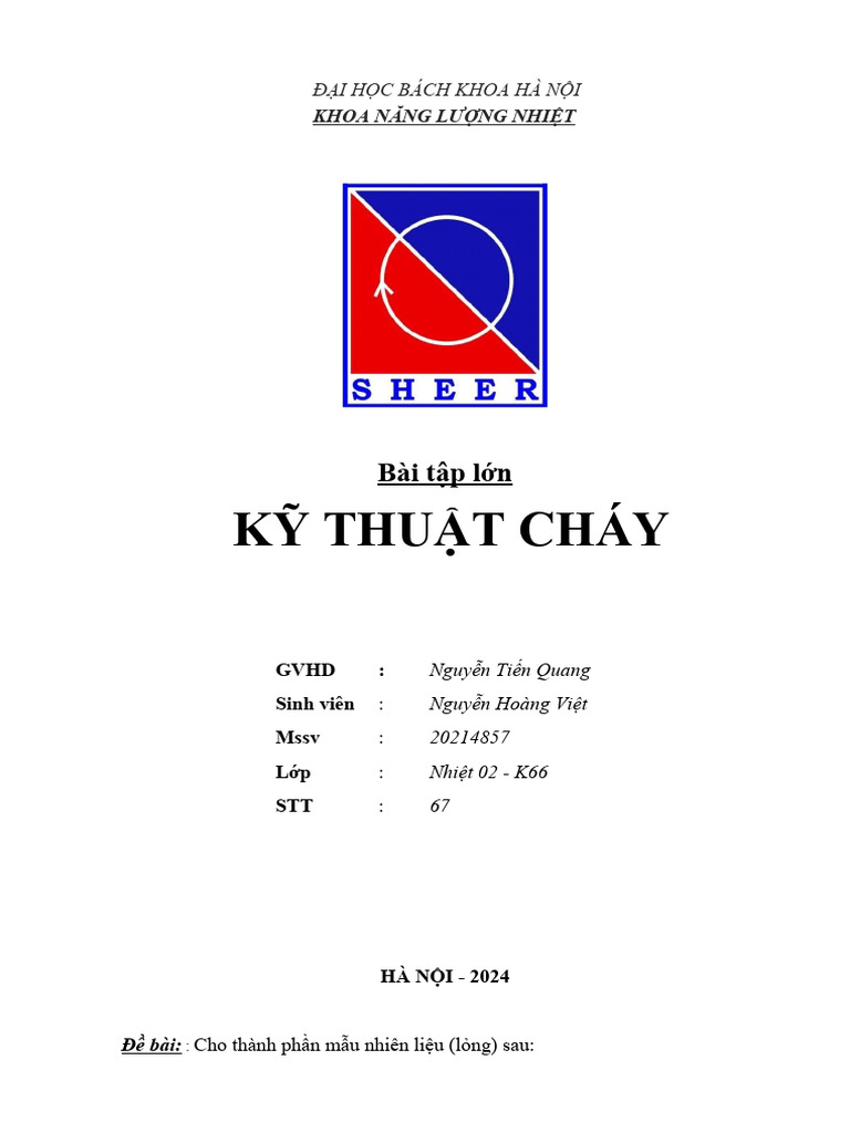 BTL-KTC-Nguyễn Hoàng Việt | PDF