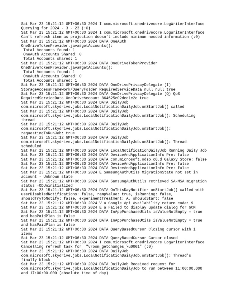 Current Log | PDF | Software Engineering | Operating System Technology