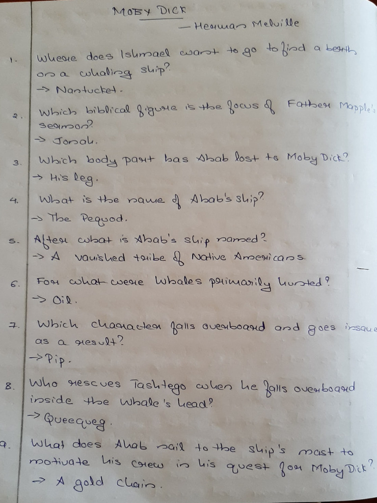 Moby Dick | PDF | Moby Dick