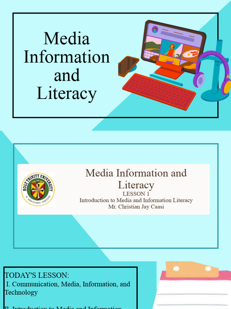 Media Literacy Education Presentation Lesson 1 Students Copy | PDF ...