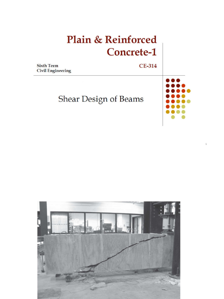 8. Shear Design of Beams | PDF