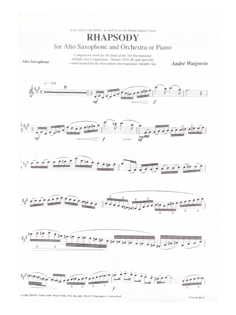 Rhapsody | PDF