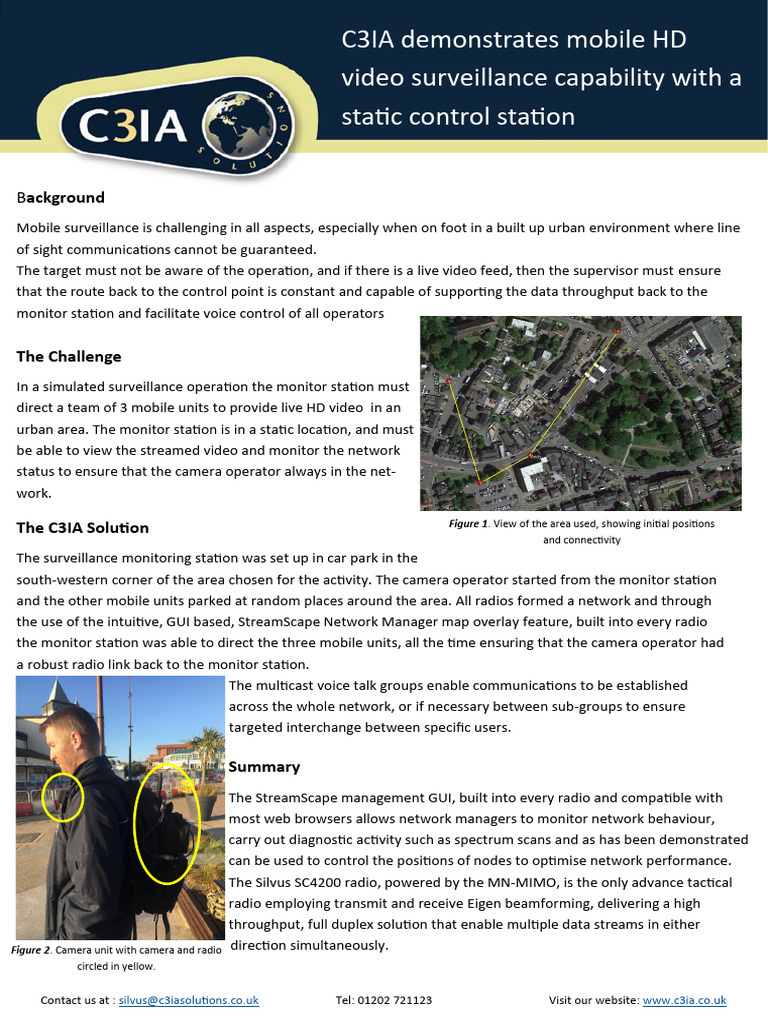 Case-Study-Mobile-Surveillance | PDF | Computer Network | Surveillance