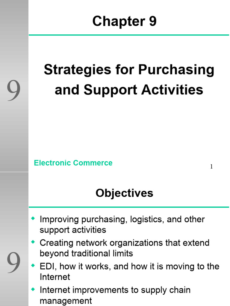 Lesson 9 | PDF | Electronic Data Interchange | E Commerce