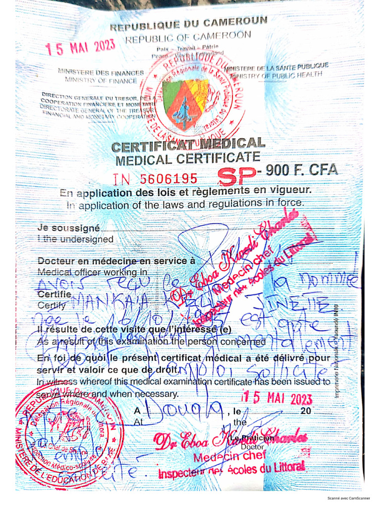 Certificat Médical | PDF