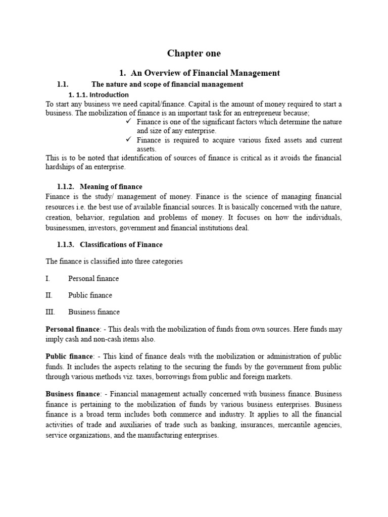 Financial Management 1...... | PDF | Financial Markets | Securities ...