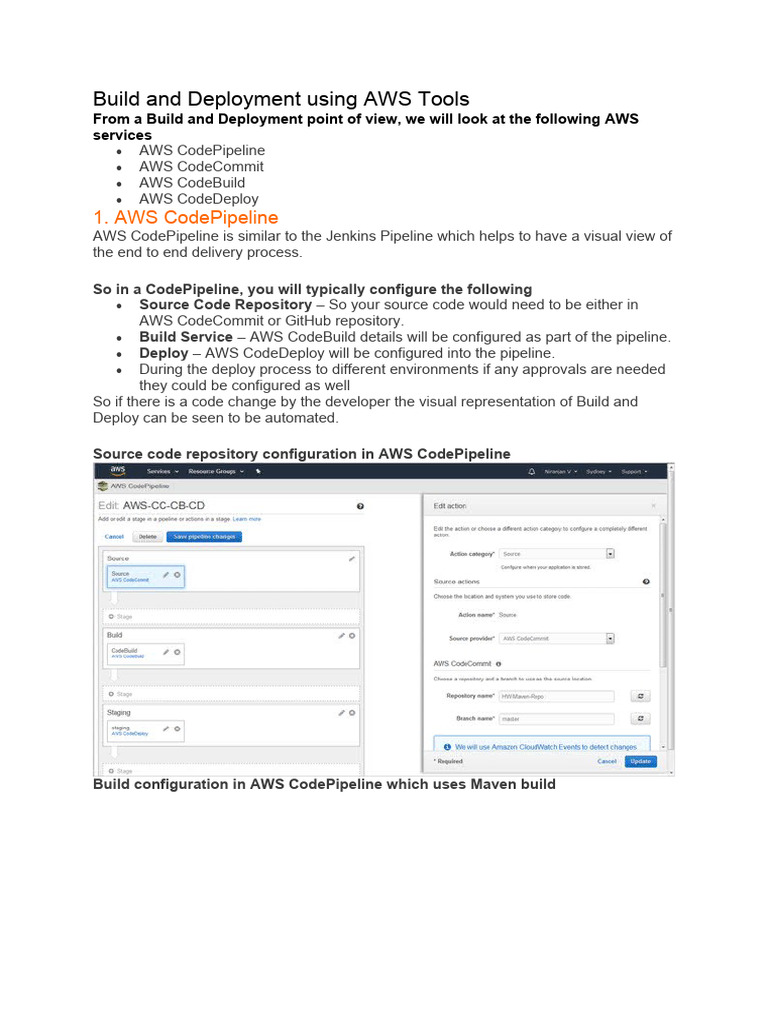 AWS Devops integration tools | PDF | Cloud Computing | Amazon Web Services