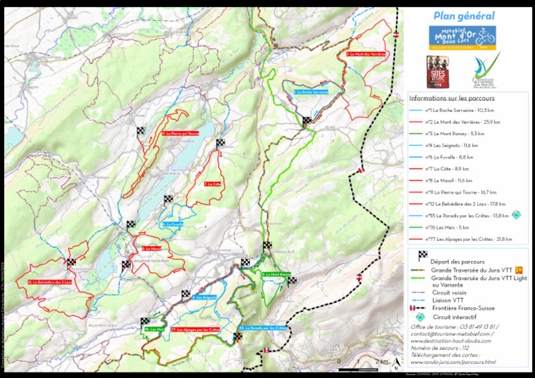 Carte Generale VTT | PDF