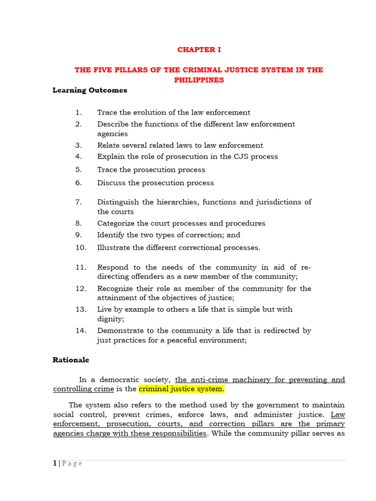 Chapter 1-3 | PDF | Prosecutor | Police