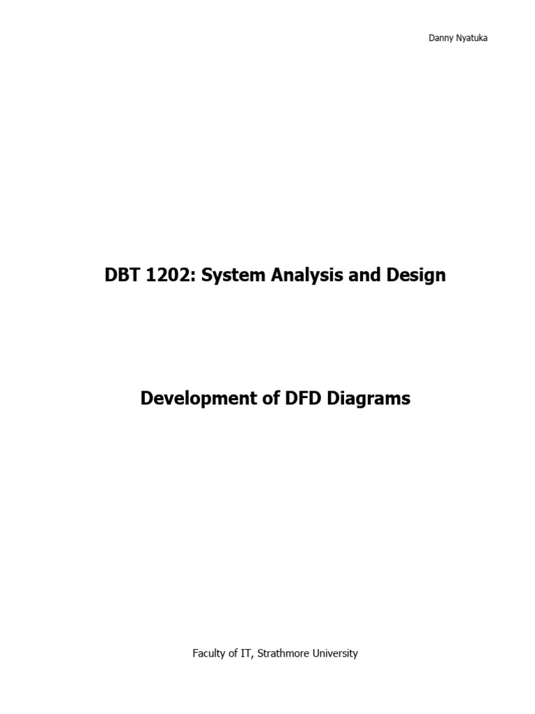 Lecture 7b-Examples of Types of DFD Diagrams | Download Free PDF | Computer Programming | Computing