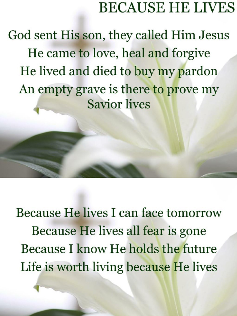 Because He Lives | PDF