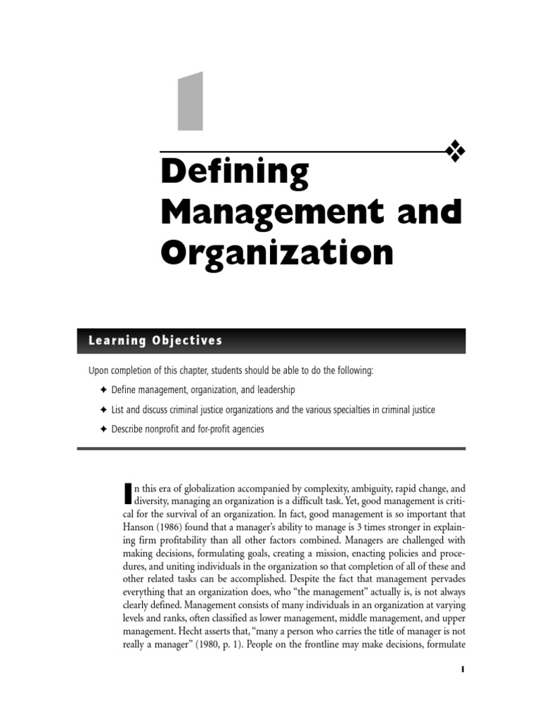 Management and Organisation | Download Free PDF | Leadership | Corporations