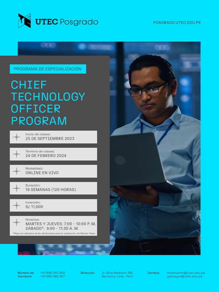 Brochure Chief Technology Officer Program | PDF | Videotelefonía ...