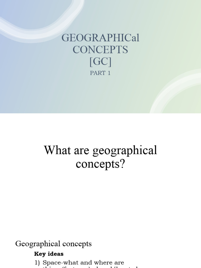 Chapter 1 - Geographic Concepts Part 1 | PDF | Longitude | Latitude