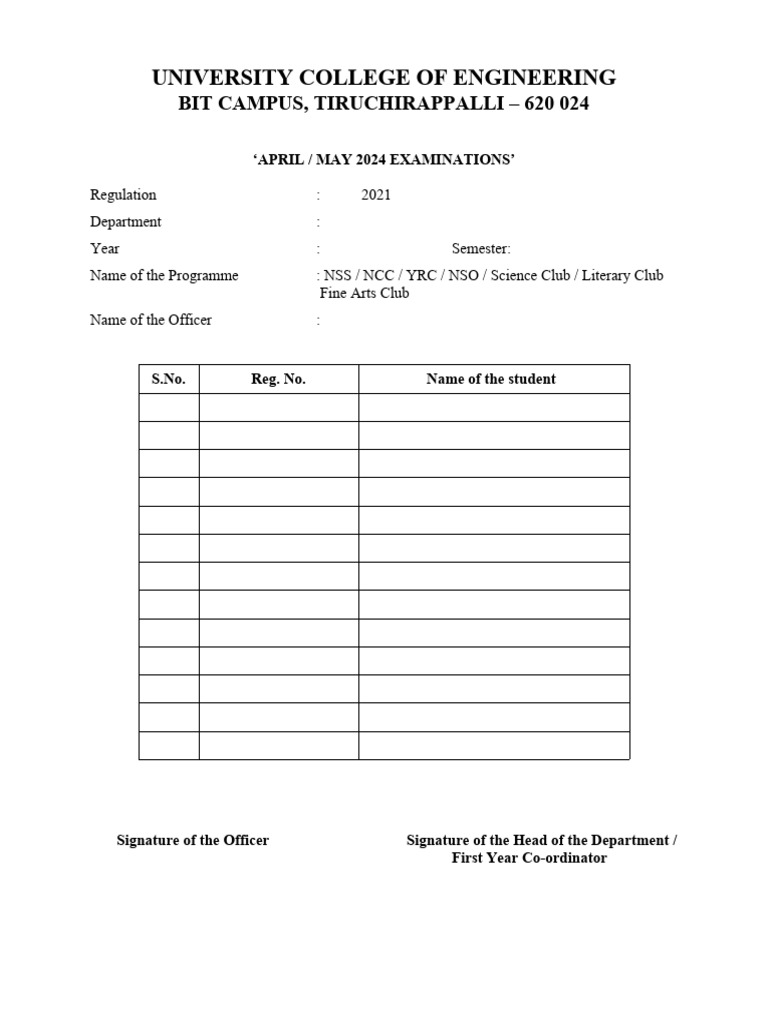 Format Nss Ncc | PDF