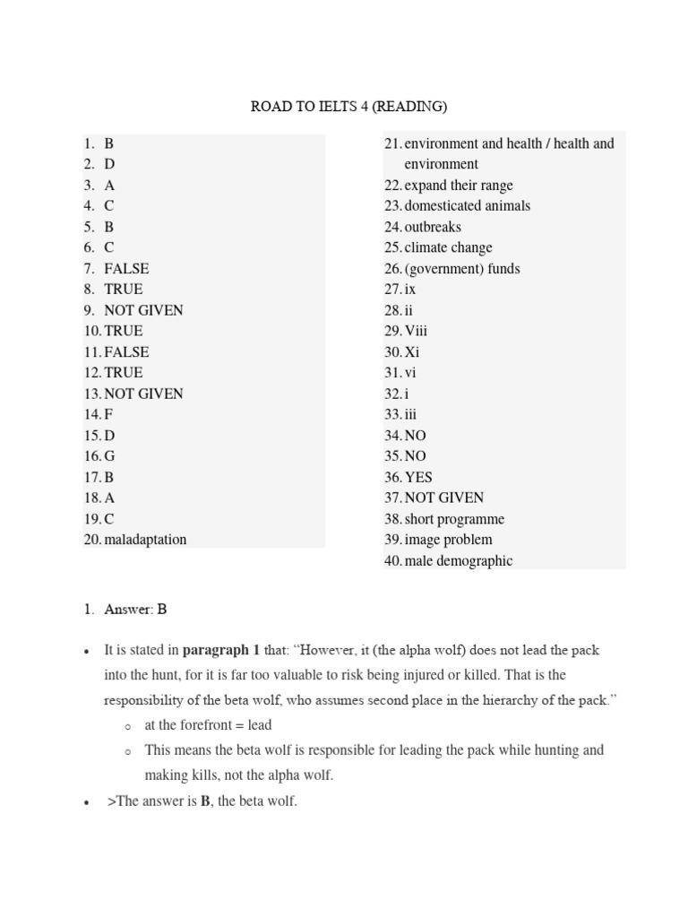 Road To Ielts 4 | PDF