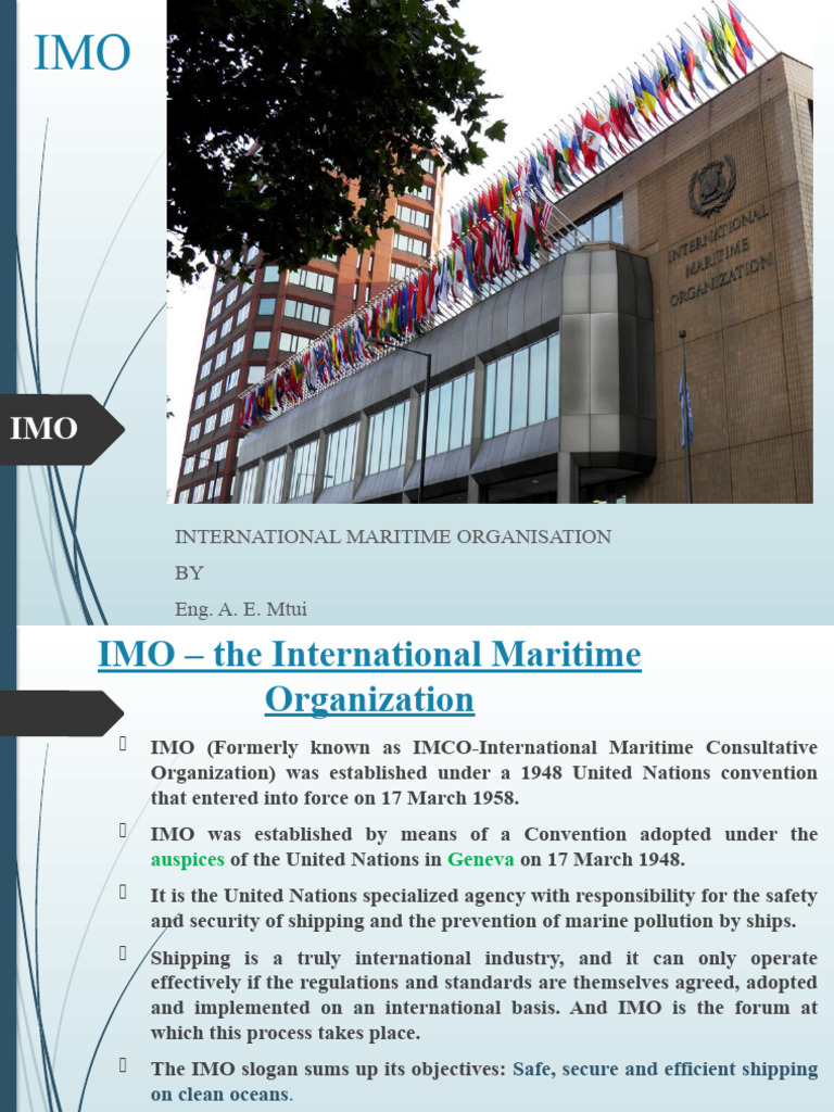 IMO STRUCTURE | PDF | Water Transport | Shipping