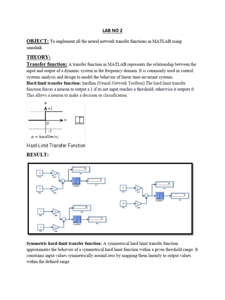 Lab No 1 | PDF | Artificial Neural Network | Function (Mathematics)