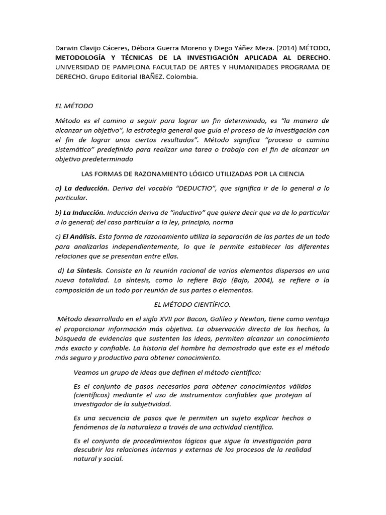Darwin Clavijo Cáceres | PDF | Método científico | Hermenéutica