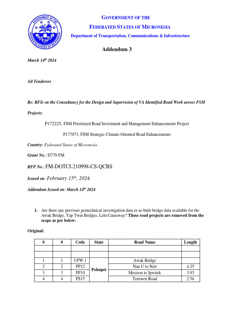Addendum3 DSS | PDF | Consultant | Request For Proposal