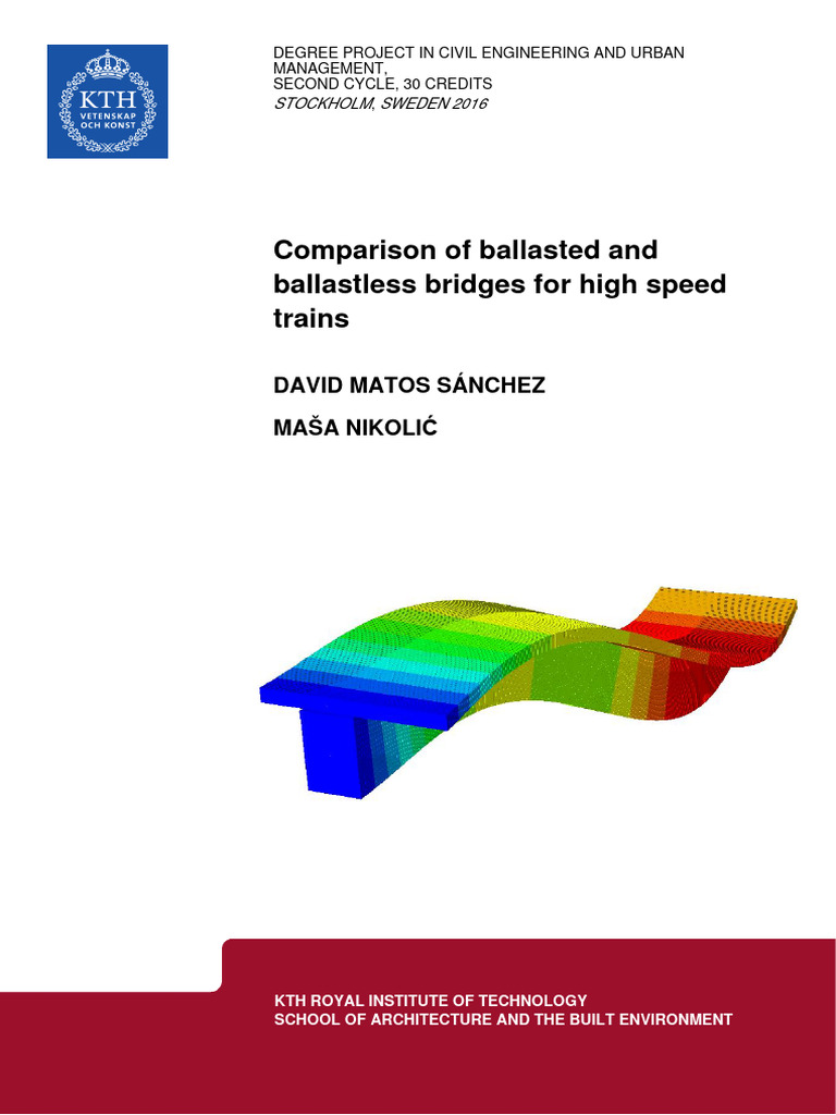 Ballasted vs. Ballastless Bridges Analysis | PDF | Strength Of ...