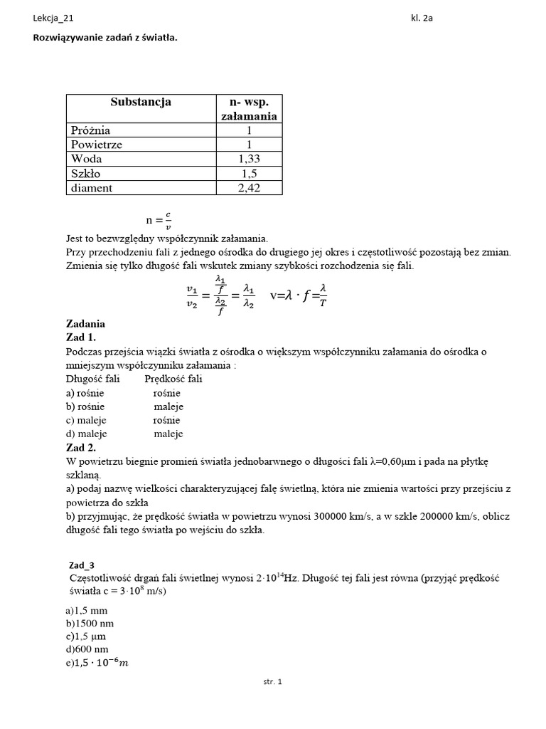 Lekcja 21 2a F | PDF