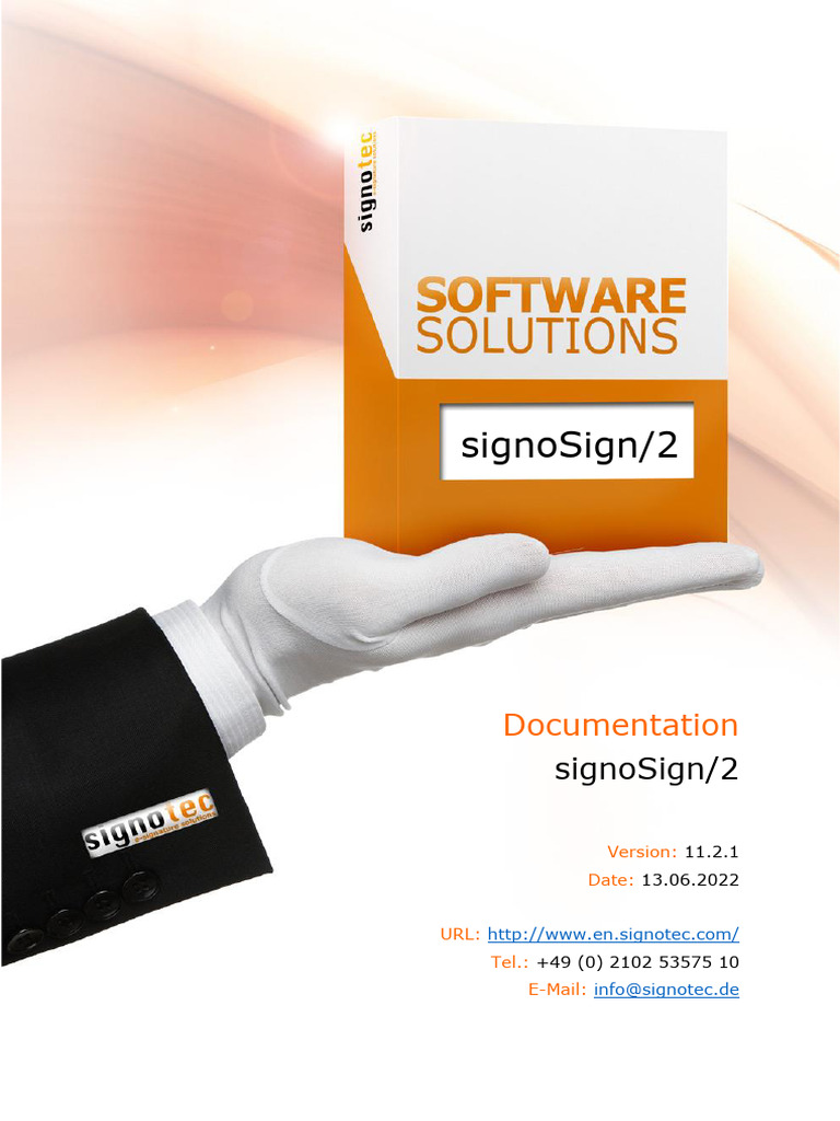 Userguide Signosign2 en | PDF | Computer File | Public Key Certificate