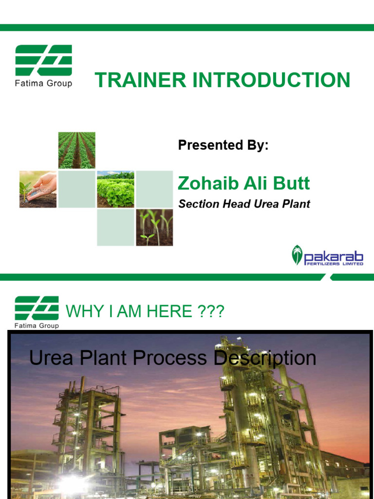 Urea Fertilizer Production Process Overview | PDF | Urea | Fertilizer