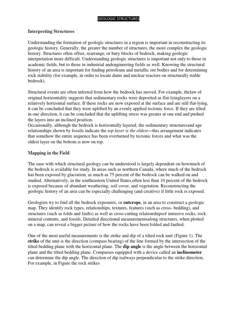 Lecture 4 GEOLOGY | PDF | Fault (Geology) | Geology