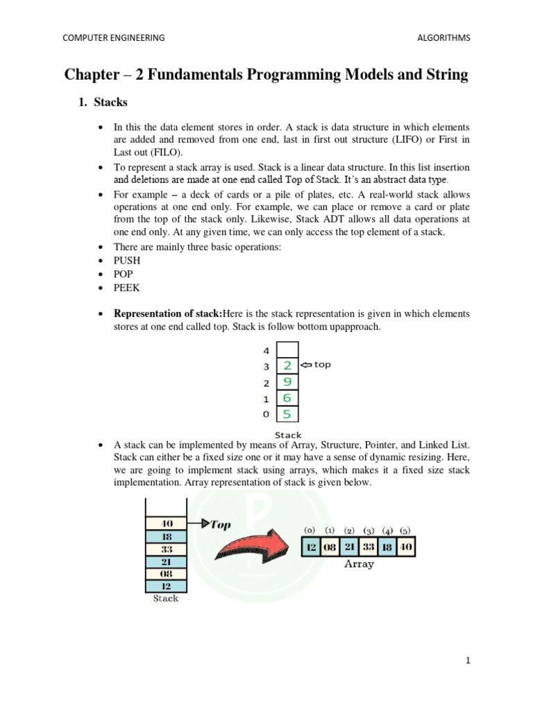 Algorithm Ch 2 Pdf Queue Abstract Data Type String Computer Science