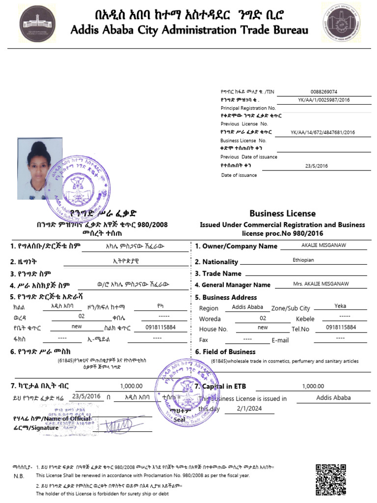 Business License | PDF