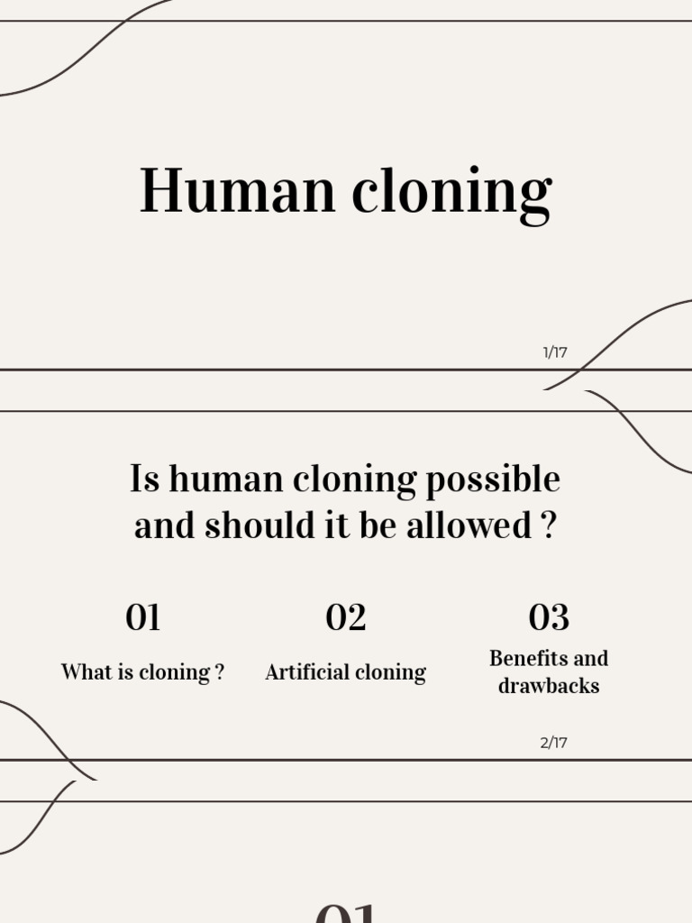 Human Cloning | PDF | Cloning | Biological Processes