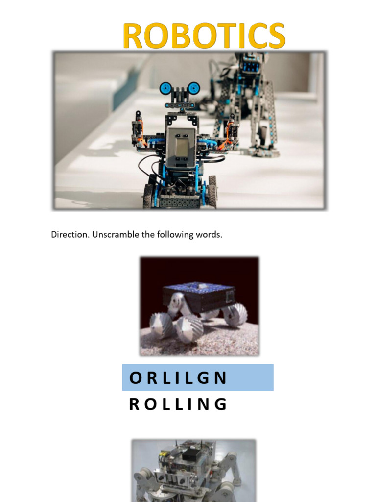 Q3 Robotics | PDF | Robot | Robotics