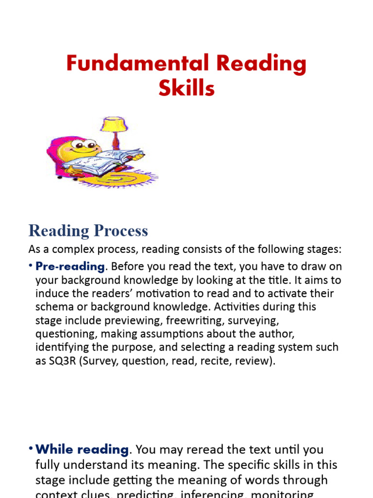 10.fundamental Reading Skills | PDF