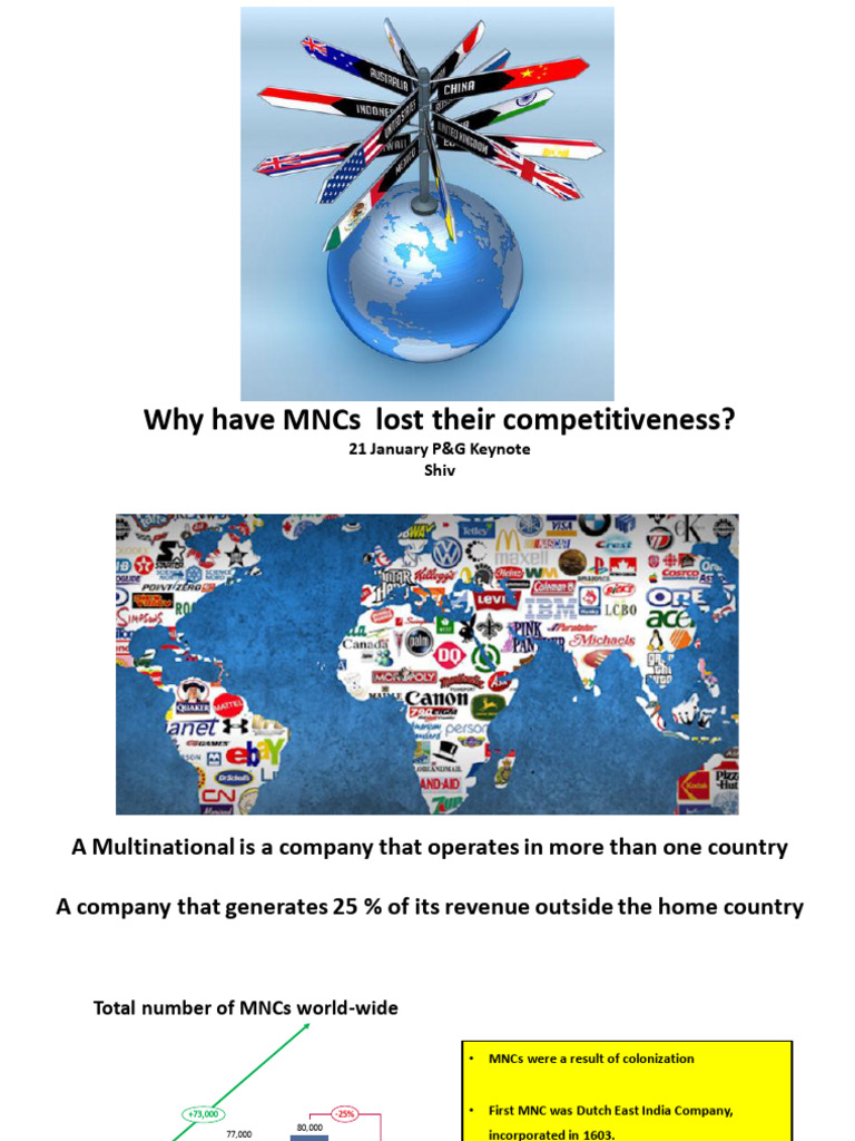 Why Have MNCs Lost Their Competitiveness | PDF | Brand | Multinational ...
