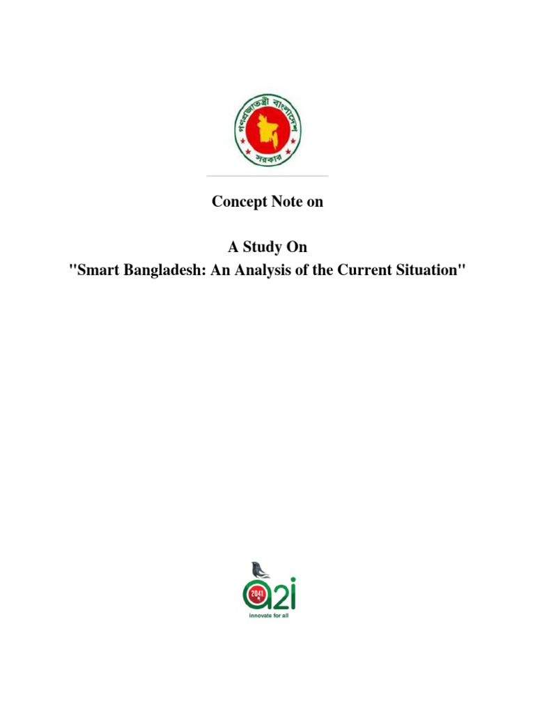 Concept Note_Smart_Bangladesh 22-1-24 | PDF