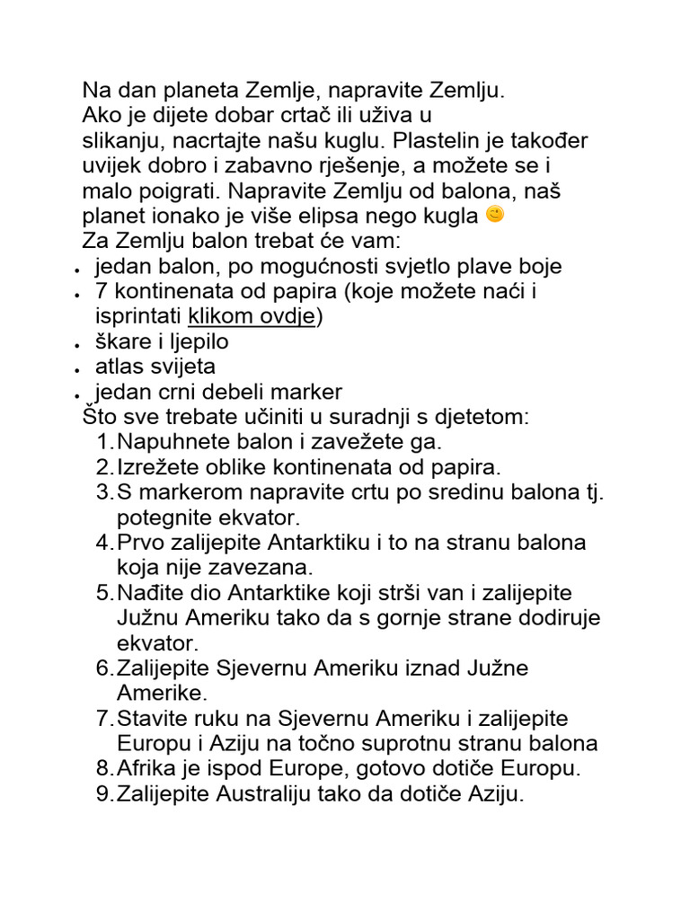 Na Dan Planeta Zemlje | PDF