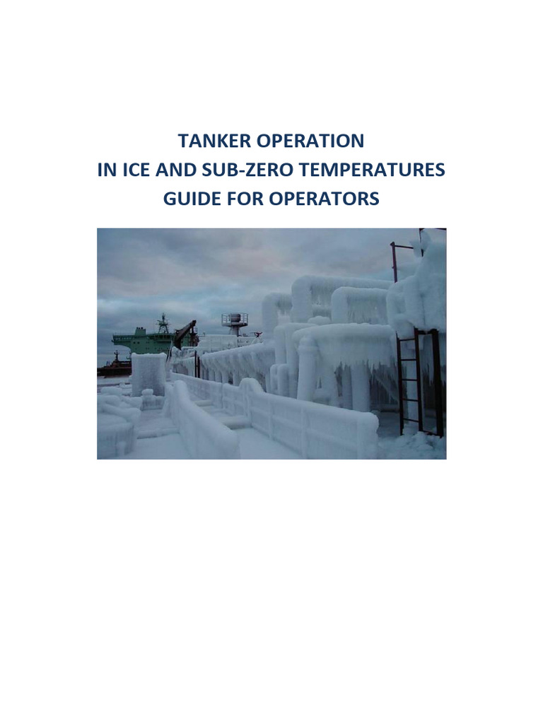 Guidance For Operators - Ice and Sub-Zero Temperatures | PDF | Valve | Pump