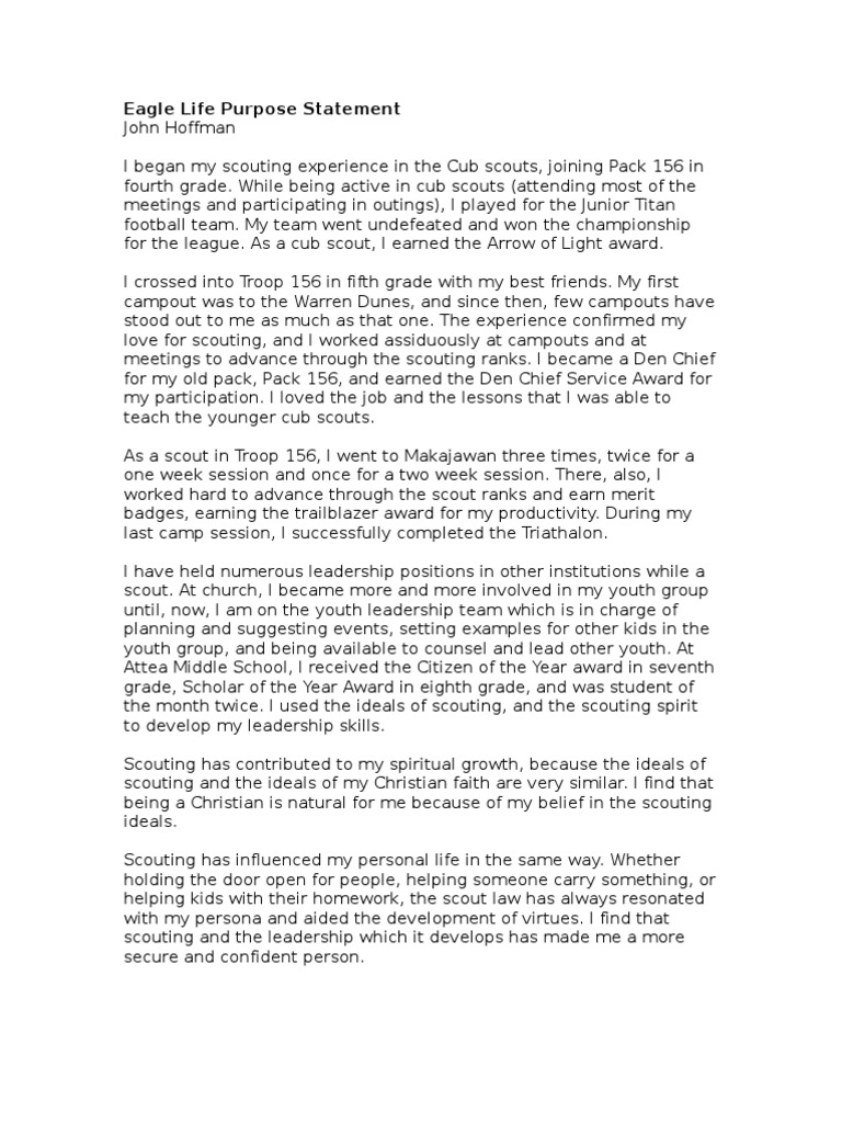 Example Eagle Scout Essay Drugerreport732 web fc2