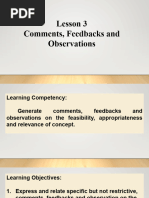 2018 Feedback Form Template | PDF