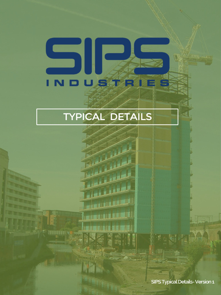 SIPS Construction Details Guide | PDF | Wall | Drywall