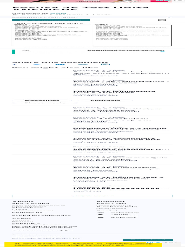 Answer Pdf Scribd World Wide Web
