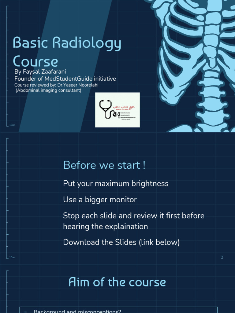Basic Radiology Course - Signed | PDF