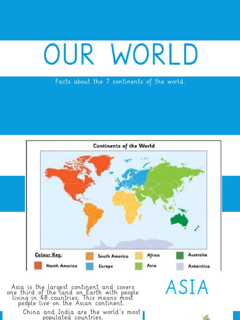 Year 1 Continent Facts | PDF | Continent | Antarctica