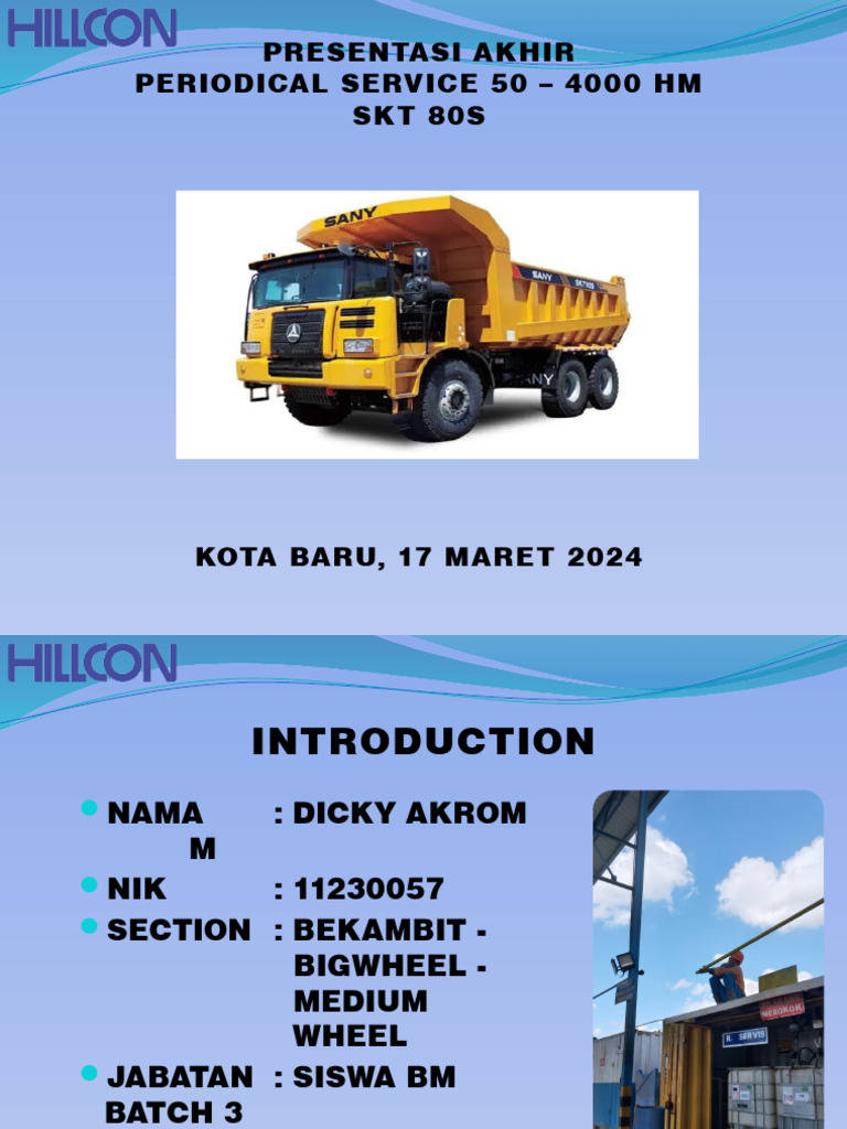 Presentasi Akhir Periodical Service 50 - 4000 HM SKT 80S | PDF