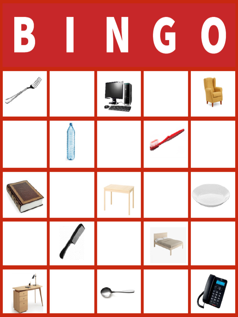 Bingo Objetos 1 | PDF