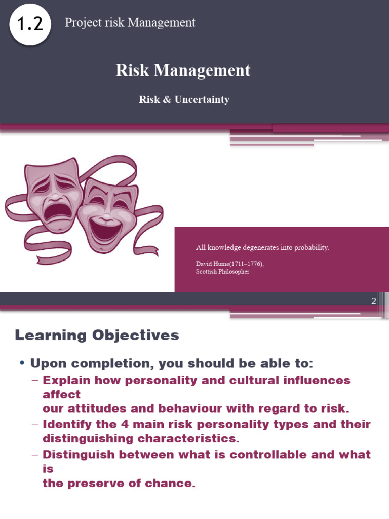 Week 3 Part1 - Risk Uncertainty | Download Free PDF | Risk | Uncertainty