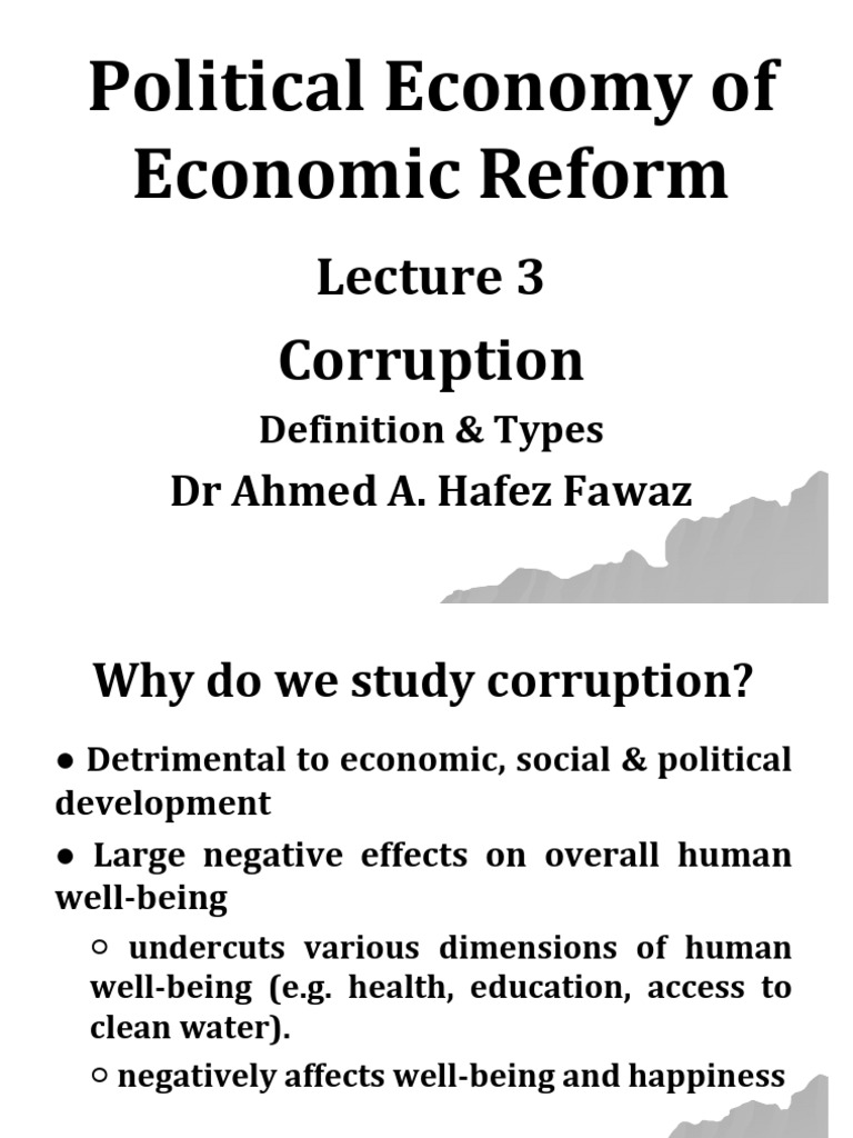 Lecture 3 Corruption .. | PDF